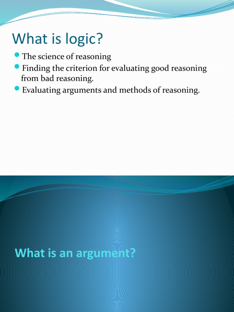 Understanding Logic and Arguments | PDF | Argument | Logical Consequence