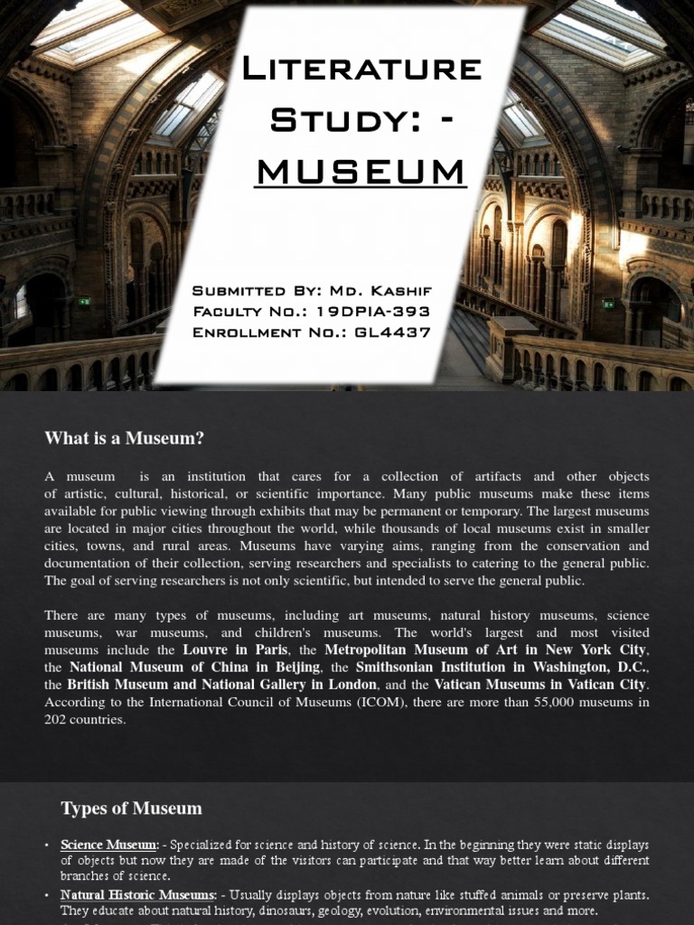 Literature Study Of Museum Pdf Museum Lighting