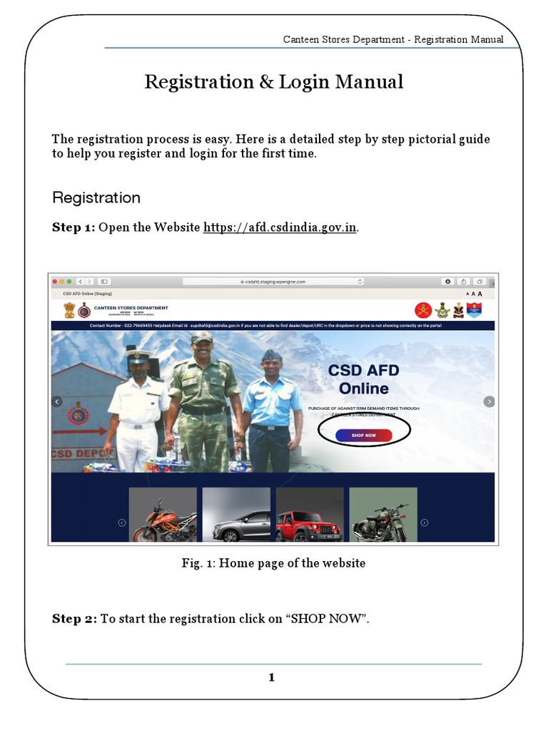 Registration & Login Manual | PDF | Login | Password