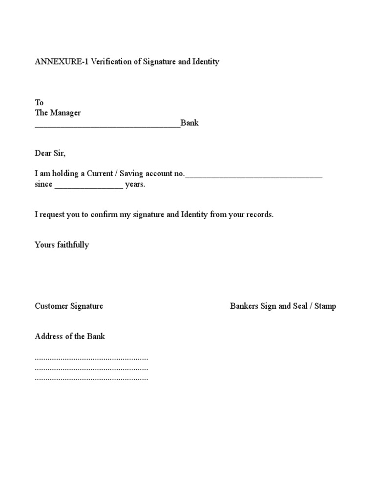 Signature Proof Annexure1 | PDF