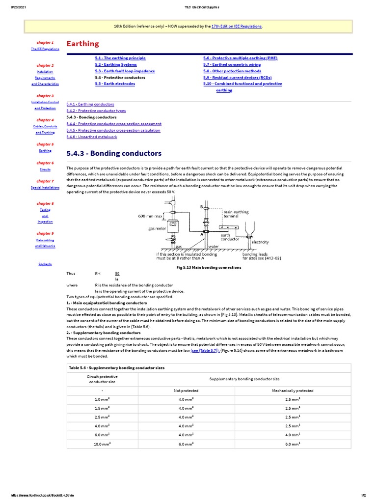 Bonding Conductors | PDF | Electrical Conductor | Electrical Components
