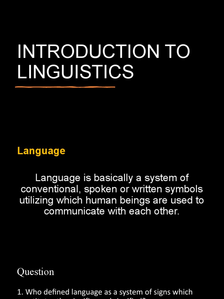 Introduction to Linguistics and Phonetics | PDF | Phonetics | Word