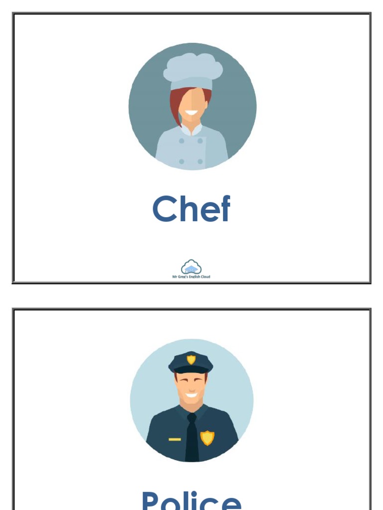 Professions Flashcards | PDF