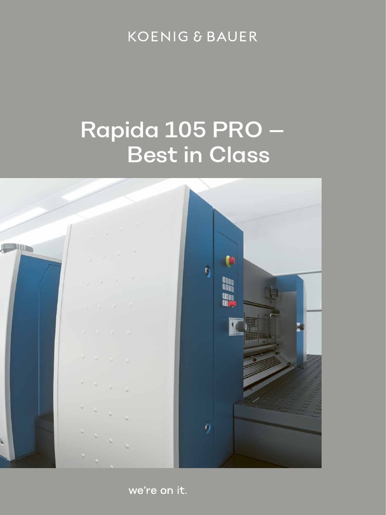 Rapida 105 PRO User Manual | PDF | Clothes Dryer | Logistics