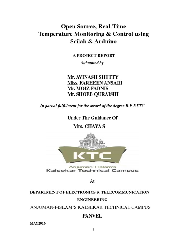 Open Source, Real-Time Temperature Monitoring & Control Using Scilab ...