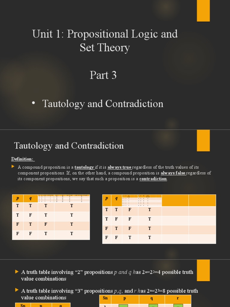 Freshman Mathimatics Unit 1 Part 3 (Autosaved) | PDF | Contradiction ...