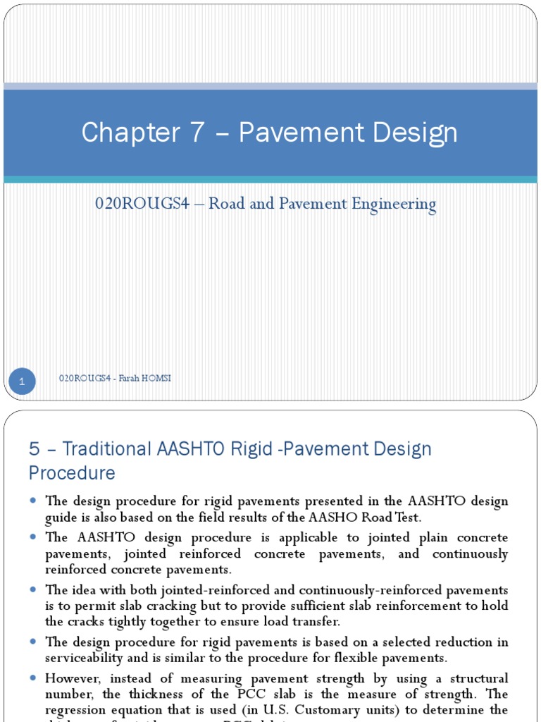 7,3 020ROUGS4 Chapter7 PavementDesign Part3 | PDF | Young's Modulus ...