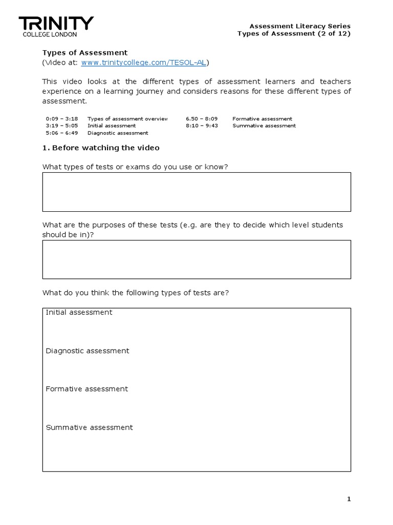 Intro To Assessment | PDF | Educational Assessment | Educational ...
