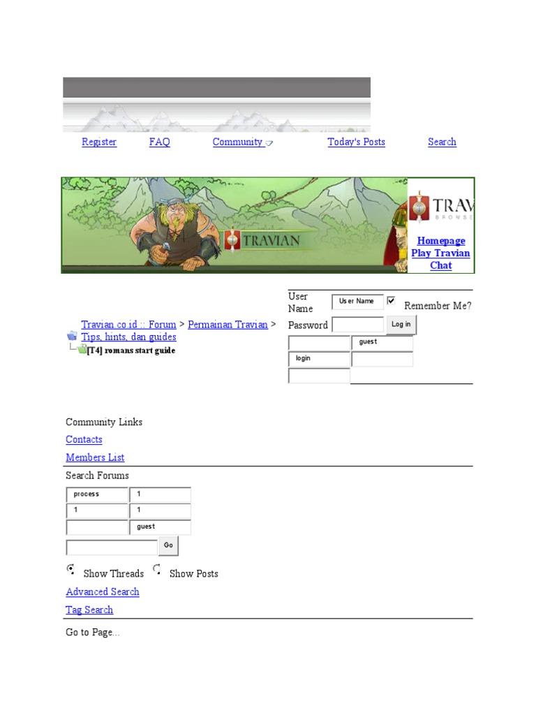 Romans-Guide Travian | PDF