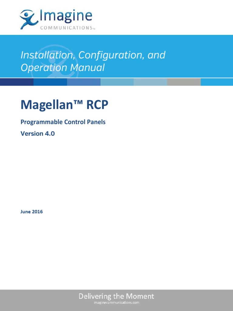 Magellan Router Control Panels User Manual 4.0 - 20160809 | PDF ...
