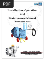 DHDA Series Pump Operation Manual | PDF | Pump | Valve
