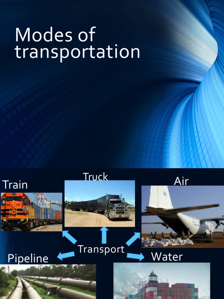 Modes of Transportation | Descargar gratis PDF | Transport | Rail Transport