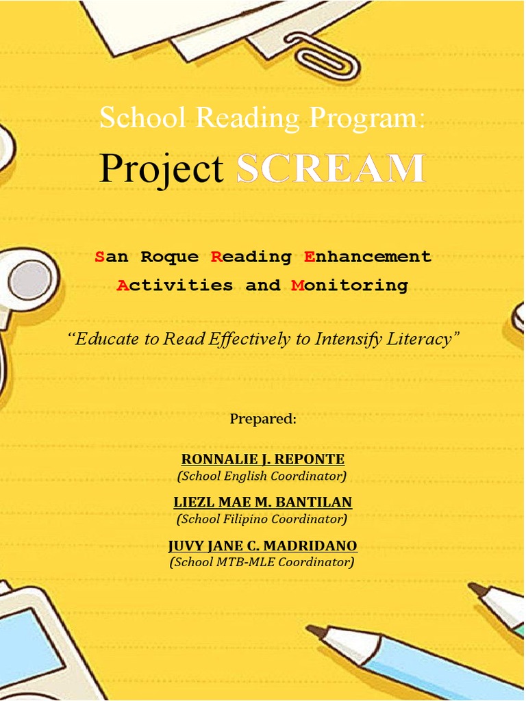 School Reading Program:: Project | PDF | Reading Comprehension | Phonics