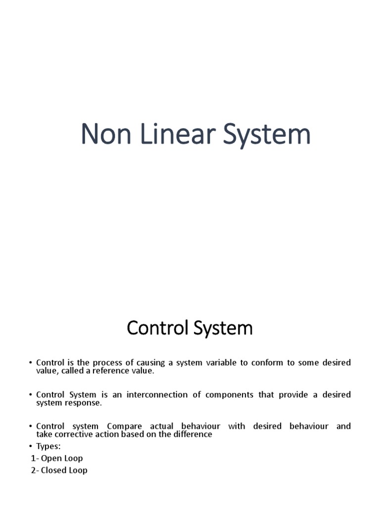 ACT Introduction | PDF | Nonlinear System | Systems Theory
