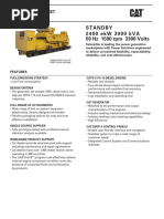 Caterpillar C175-20 Generator Specs | PDF | Diesel Engine | Engines
