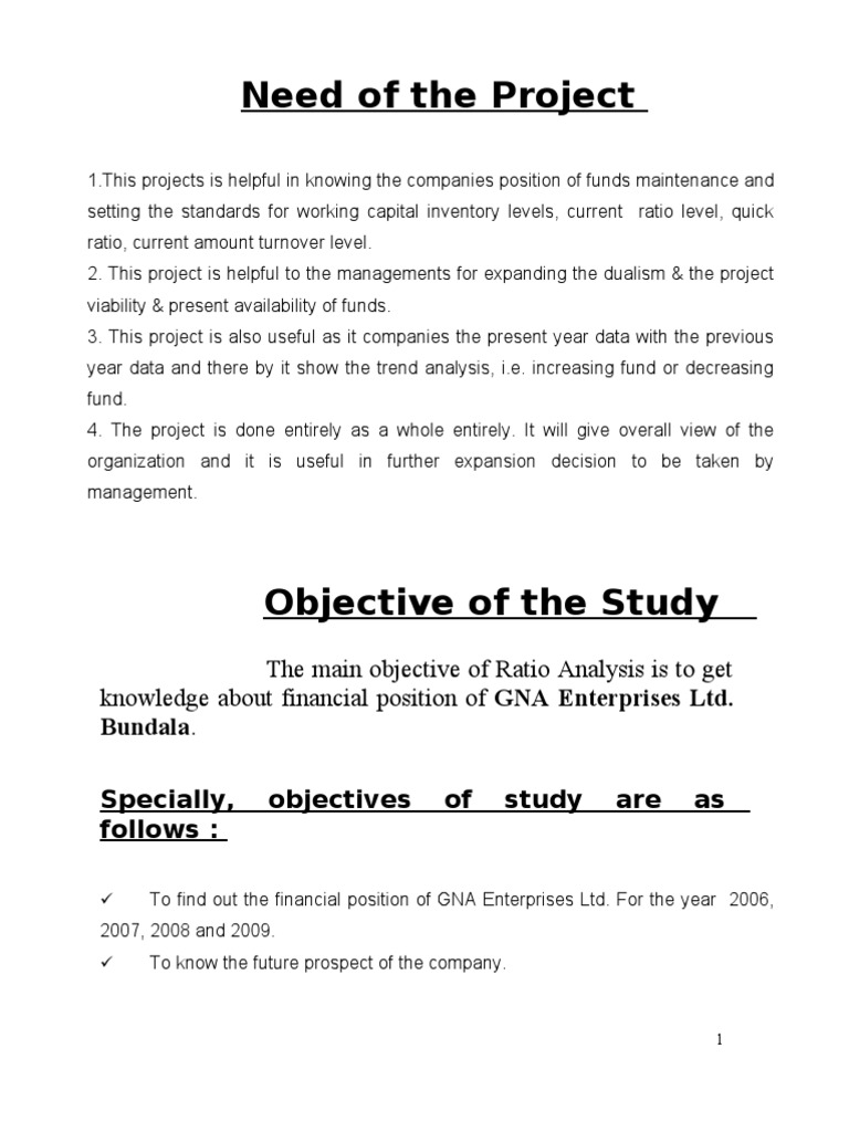 Financial Position and Future Prospects of GNA Enterprises Ltd | PDF ...