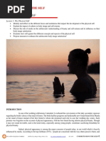Understanding the Physical Self | PDF | Body Image | Heredity