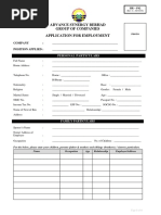 Applicants Information Sheet | PDF | Marriage | Employment