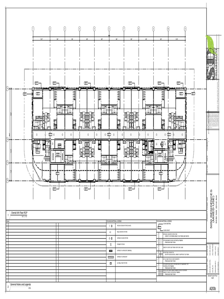 22-121 - A203b - Overall Flourth Floor RCP (Version) | Download Free ...