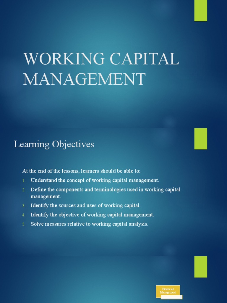 Working Capital Management Concepts | PDF | Working Capital | Investing