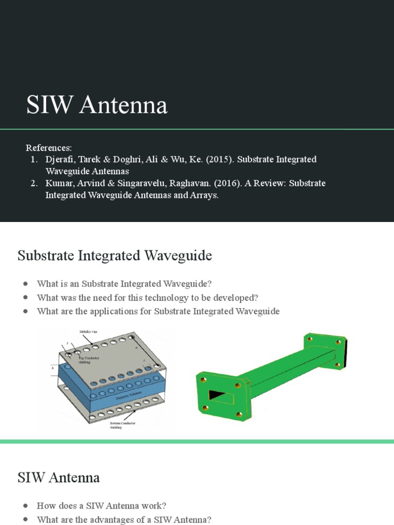 SIW Antenna | PDF