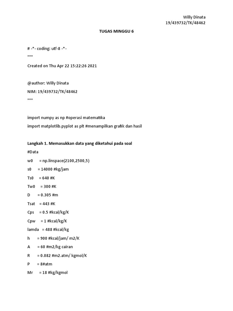 Simulating Heat Transfer in a Condenser Tube Using the Runge-Kutta ...