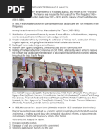 Marcos Regime Key Events Timeline | PDF | History