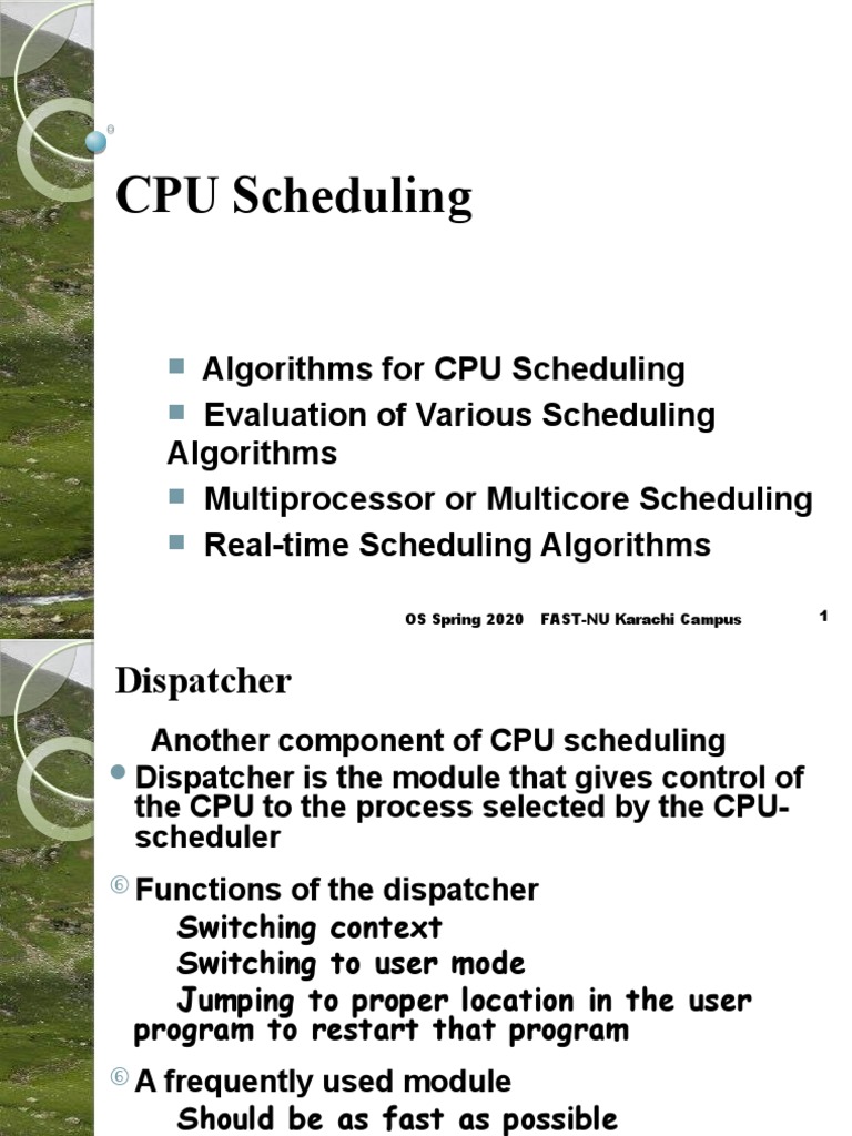 Week5 2020 Pdf Scheduling Computing Thread Computing 