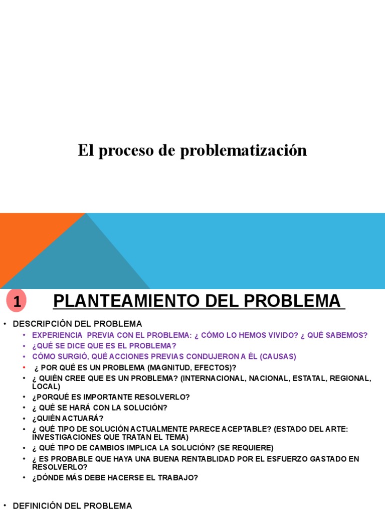 PROBLEMATIZACIÓN | Descargar gratis PDF | Aprendizaje | Cognición