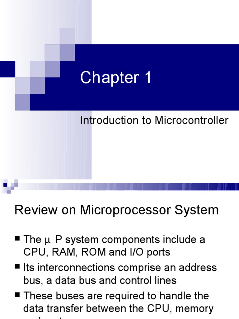 Chapter1 DEK3133 | PDF | Microcontroller | Random Access Memory