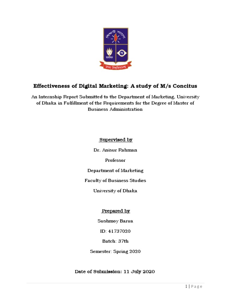 Digital Marketing Study: Concitus | PDF | Digital Marketing | Marketing