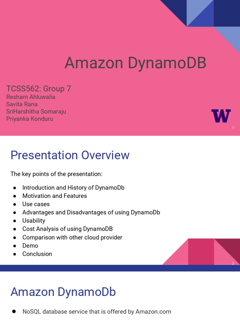 G7 Amazon DynamoDB | PDF | No Sql | Information Science
