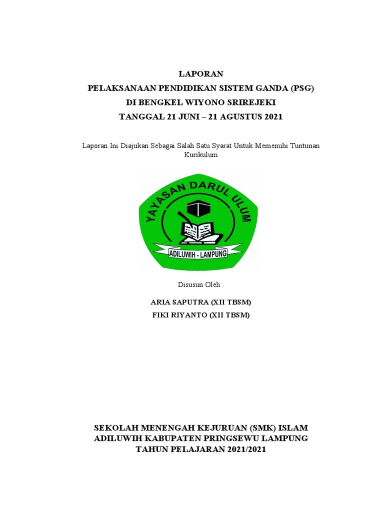 Laporan TBSM 2 | PDF | Karier & Perkembangan