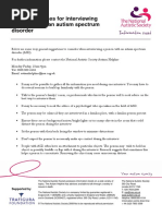ASD Diagnostic Interview Guide for Adults | PDF | Autism Spectrum ...