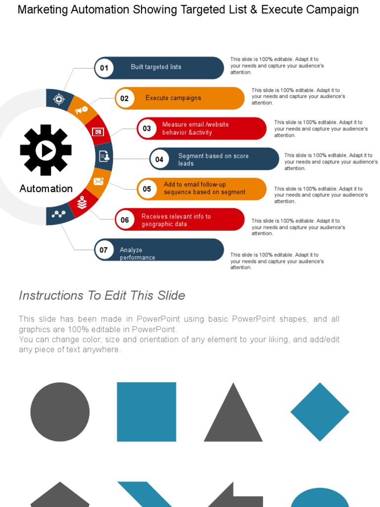 Marketing Automation Showing Targeted List and Execute Campaign | PDF | Icon (Computing ...