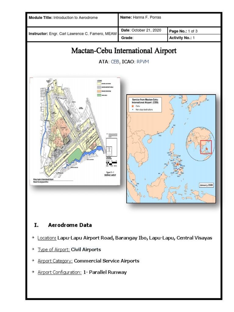 Mactan-Cebu International Airport:, Icao | PDF