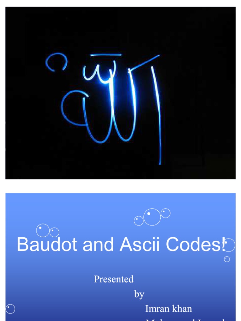 Data Codes: Morse, Baudot and ASCII Codes | PDF | Ascii | Code