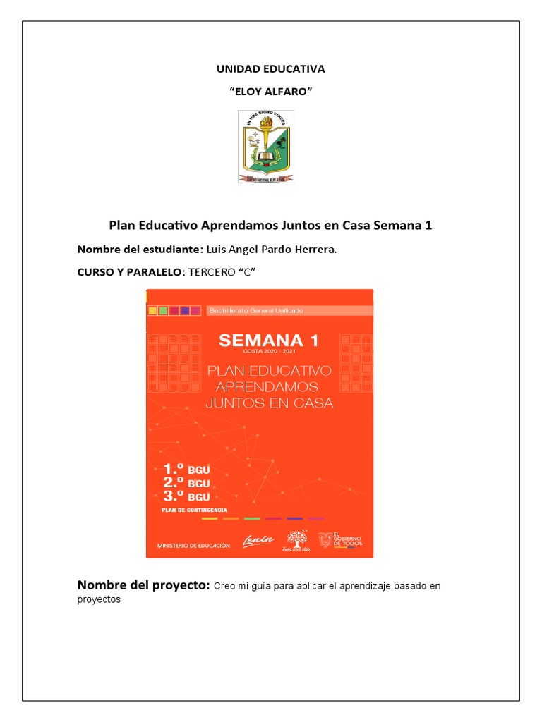 Semanas 1-3, Todas Las Actividades | PDF | Resfriado comun