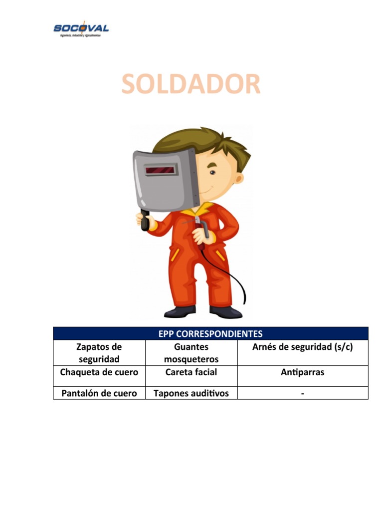 EPP Esencial para Soldadores | PDF