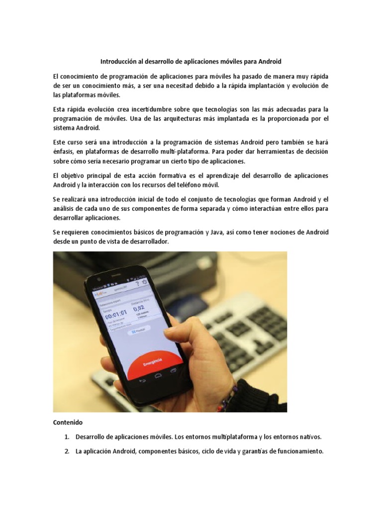 Introducción Al Desarrollo de Aplicaciones Móviles para Android | PDF ...