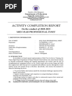 Lac Session Reflection On RPMS Sy 2020 | PDF | Teachers | Education Theory