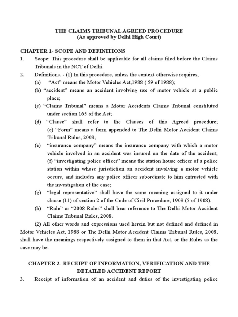 Legal Writing: Claims Tribunal Procedure | PDF | Damages | Judgment (Law)