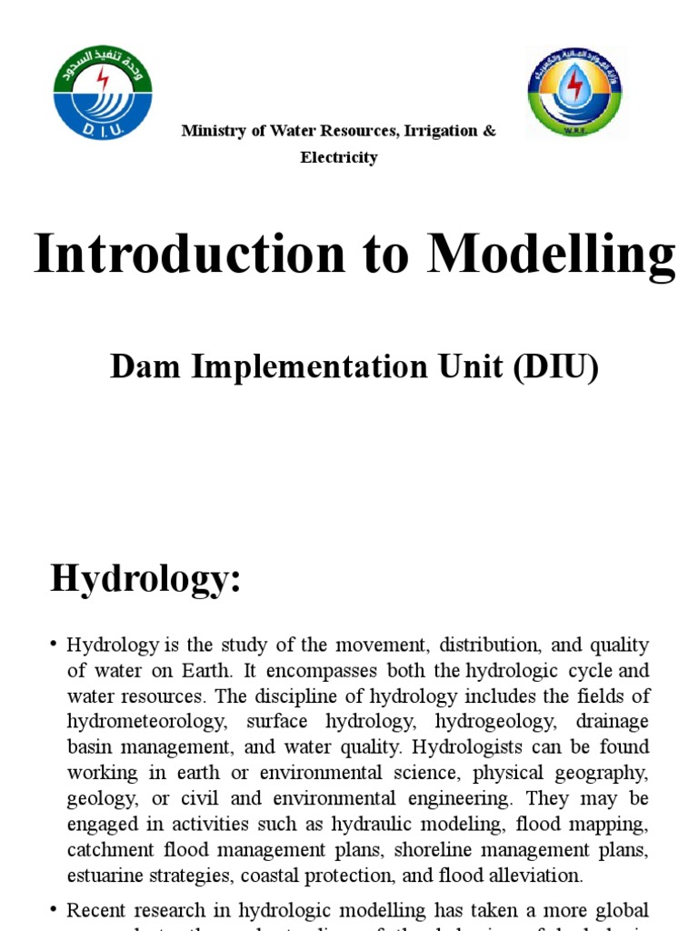 Introduction To Modelling: Dam Implementation Unit (DIU) | PDF | Hydrology | Conceptual Model