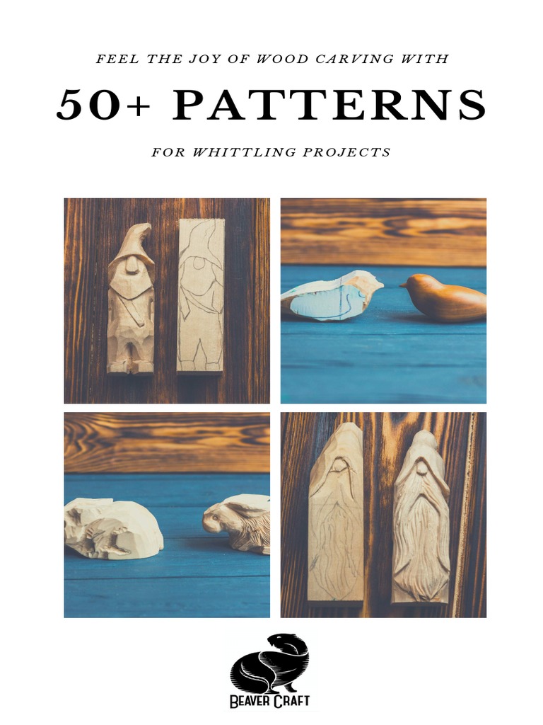 50 Wood Carving Patterns For Beginners-Compressed July 2021 | PDF ...