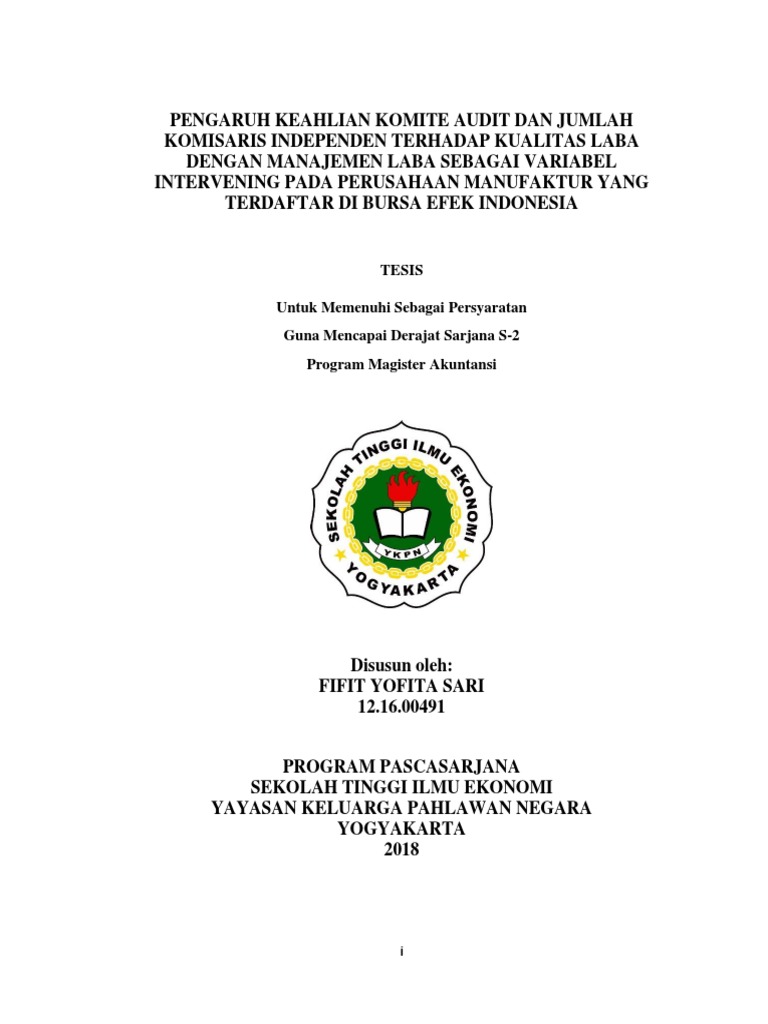 JURNAL Fifit Yofita Sari - 12160049 | PDF | Business | Economies