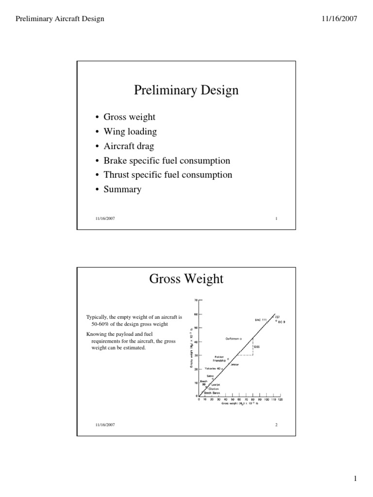 Preliminary Design | PDF | Aircraft | Thrust
