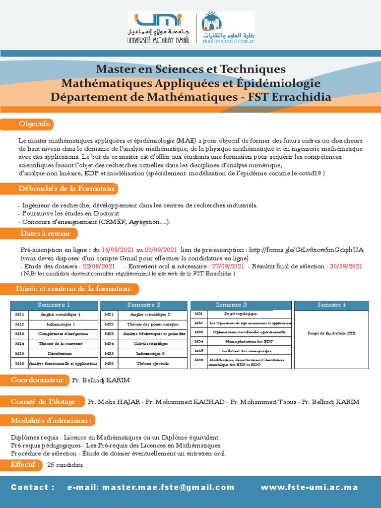 Master Mae-3 | Download Free PDF | Mathématiques | Science