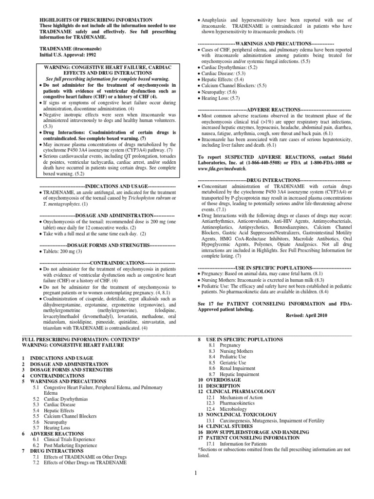 See Full Prescribing Information For Complete Boxed Warning | PDF | Heart Failure | Adverse Effect