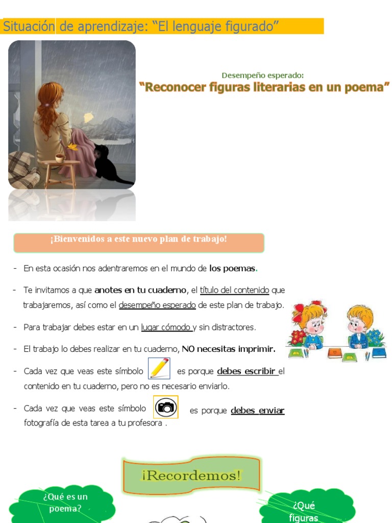 6°-básico-LENGUAJE-El-lenguaje-figurado-24 de Agosto Del 2021 | PDF ...