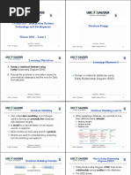 Logical Database Design | PDF | Relational Database | Information Management